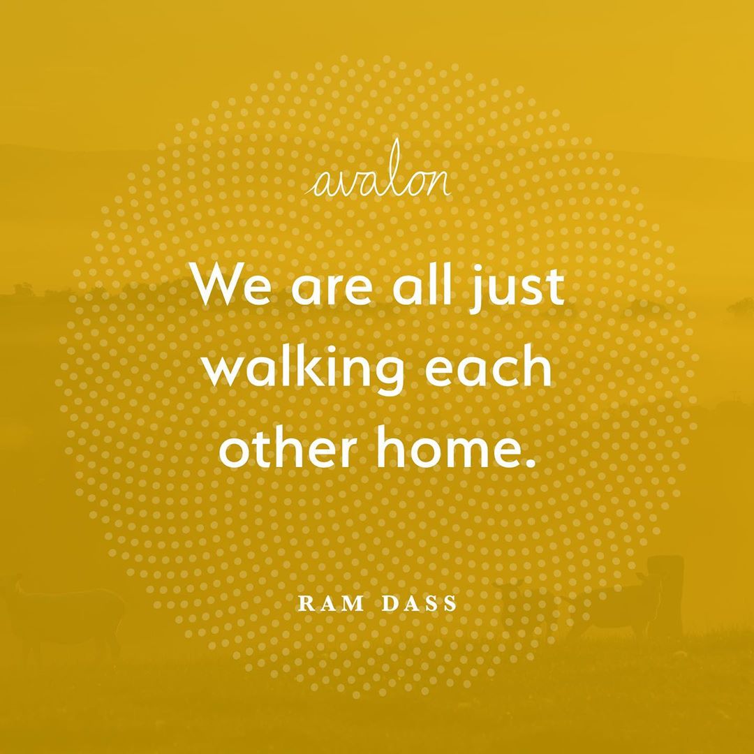 We do not go through life alone, the path back to our source ...